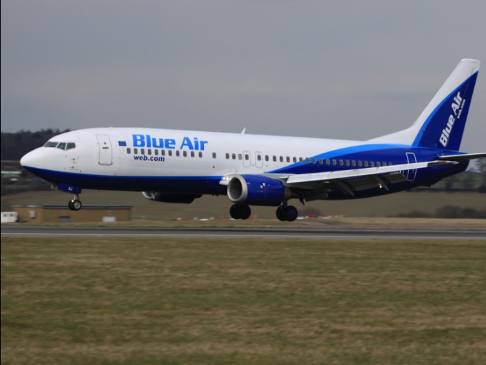 Blue Air vinde în acest weekend 9.999 de bilete la prețul de 9,99 euro ...