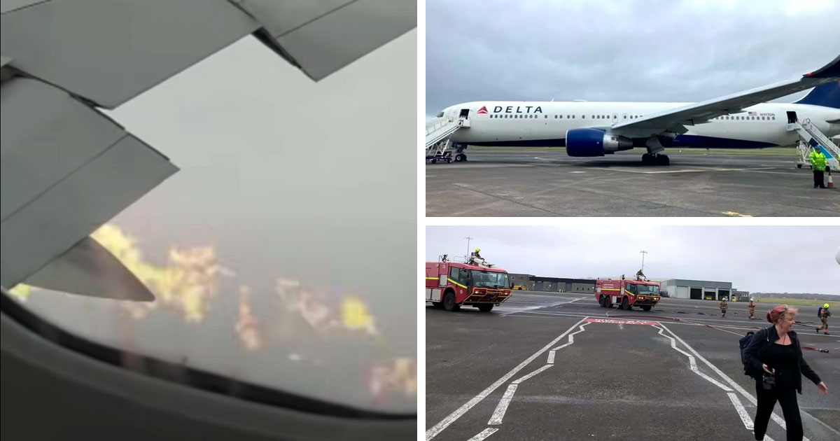 VIDEO | Flăcări la aripa unui avion care decolase din UK. „Echipajul de ...